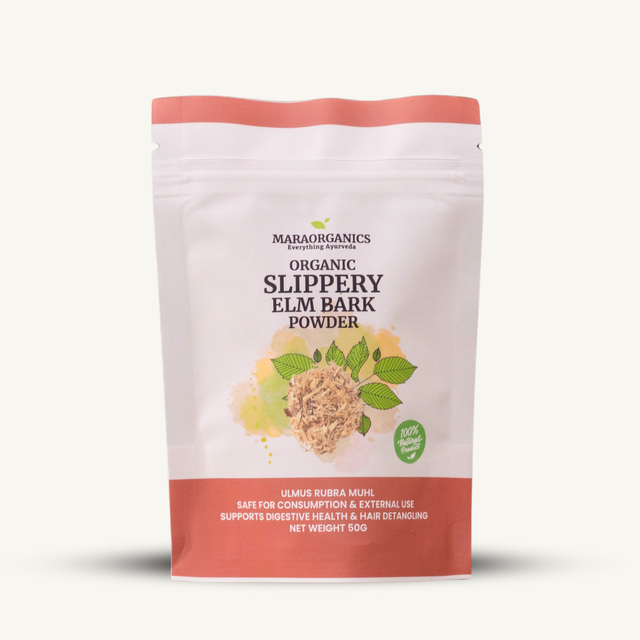 Slippery Elm Powder for Digestive & Throat Wellness – 100% Pure – Mara ...