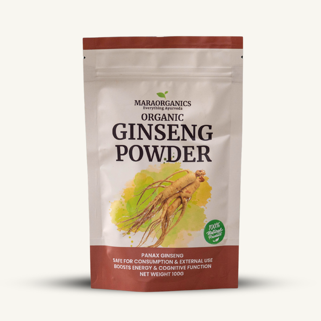 Ginseng Powder – Pure Panax Ginseng for Energy & Focus | Mara Organics ...