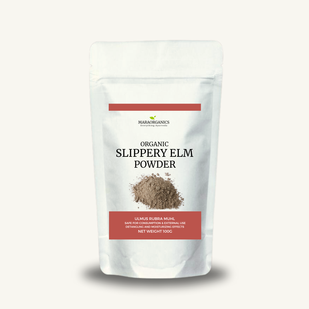 Slippery Elm Powder for Digestive & Throat Wellness – 100% Pure – Mara ...